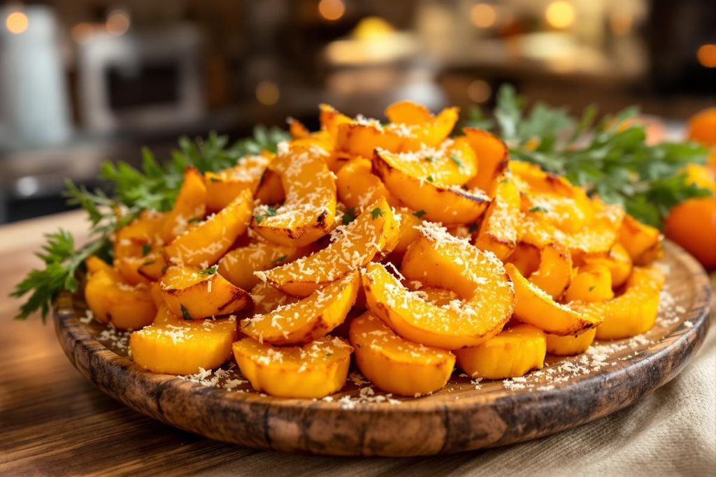 Frites de courge butternut rôties au parmesan : Un régal croustillant ...